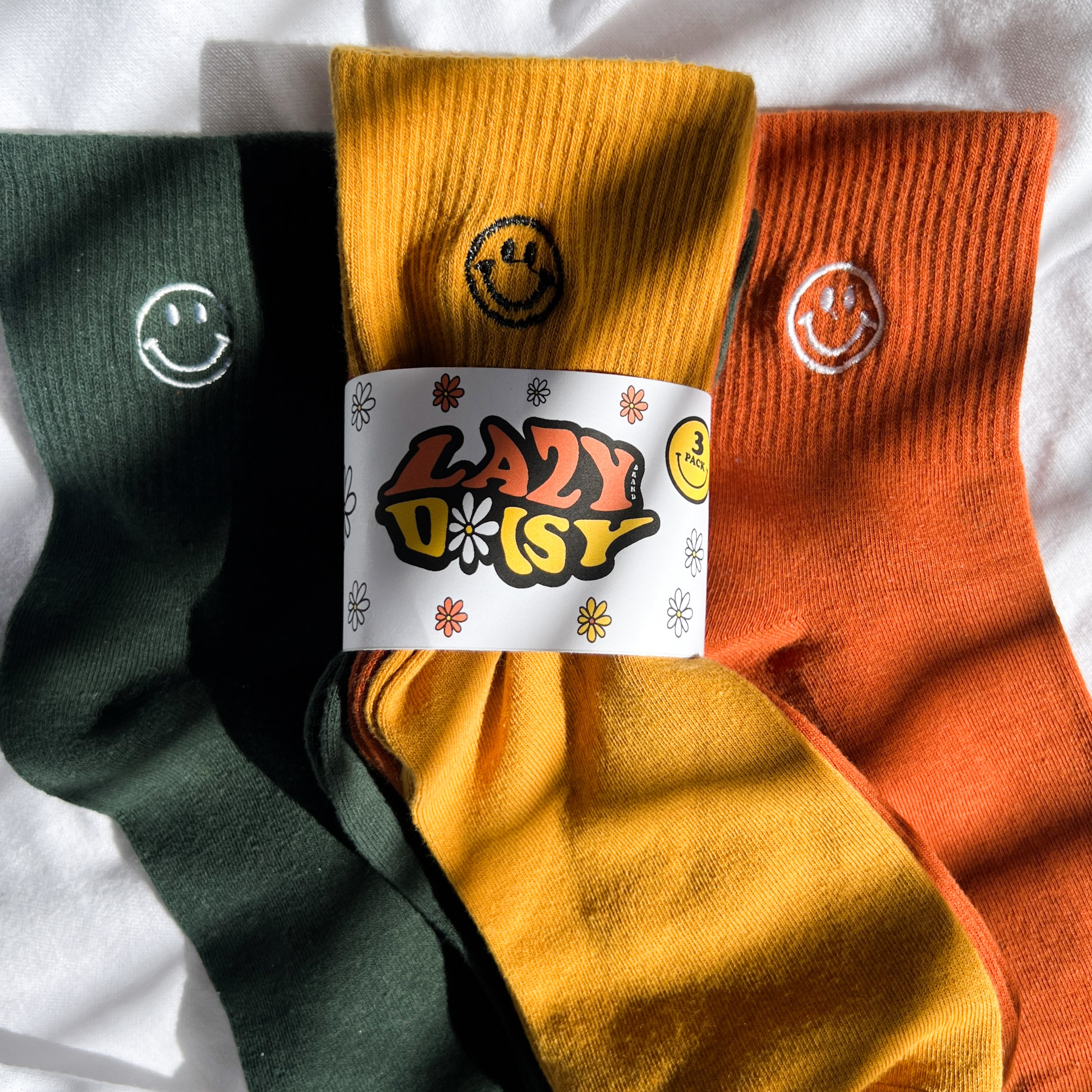 Smiley Sock Pack – The Owl's Attic