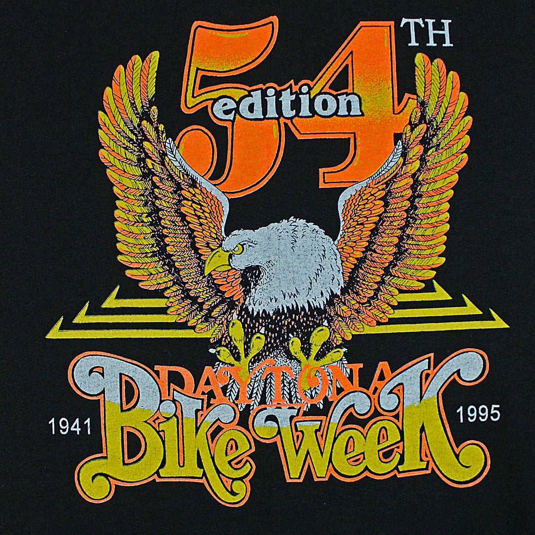1995 Daytona Beach 54th Bike Week Vintage T-shirt – The Owl's Attic