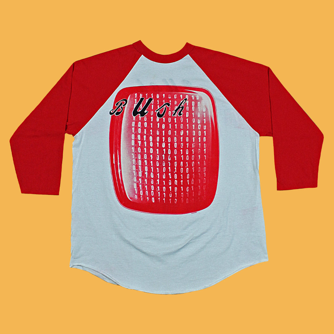 1995 Bush Tour Vintage Raglan 3/4 sleeve shirt – The Owl's Attic
